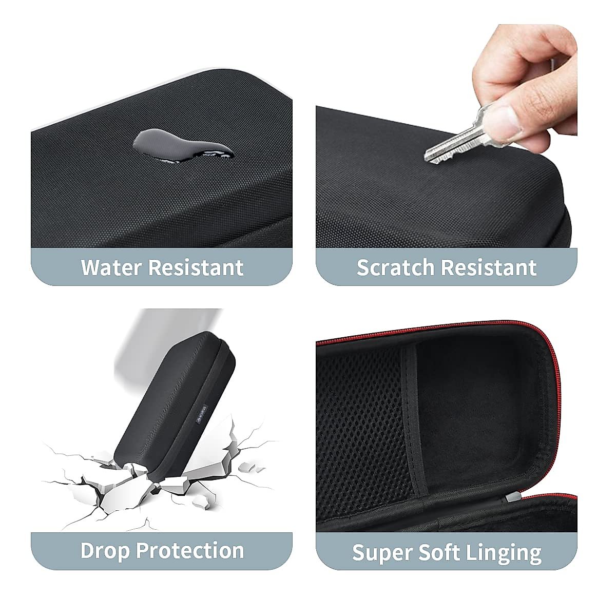HESPLUS Hard Travel Case for Waterpik Cordless Advanced Water Flosser Professional Water Flosser Nano Sonic Toothbrush WP-560 WP-562 WP-563 WP-567 WP-569 WP-450 WP-440 WP-565W/WP-565C