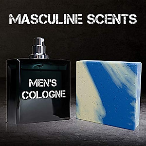 NATURAL AMERICAN SOLDIER Men’s Bar Soap – 100% All Natural, Masculine Scents, Essential Oils, Organic Shea Butter, No Harmful Chemicals – (6pk) Natural Soap Bars for Men - Made in USA - Man Soap, 5 oz