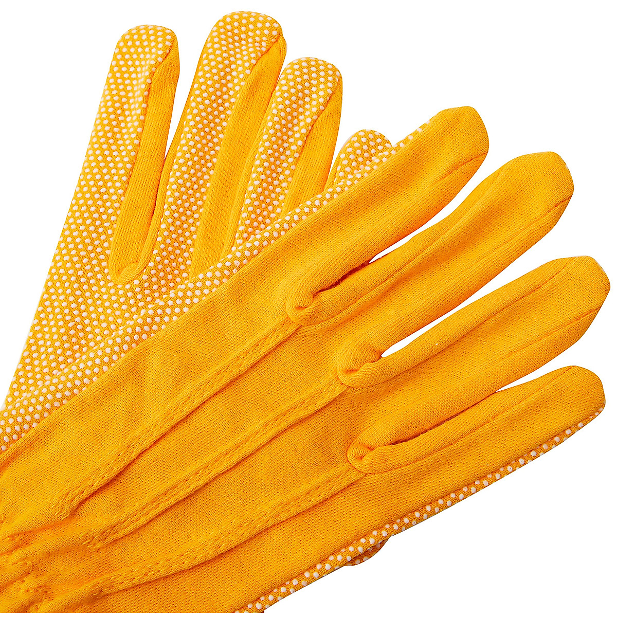 Dritz Fons & Porter 7856 Machine Quilting Grip Gloves, Gold, Size Large