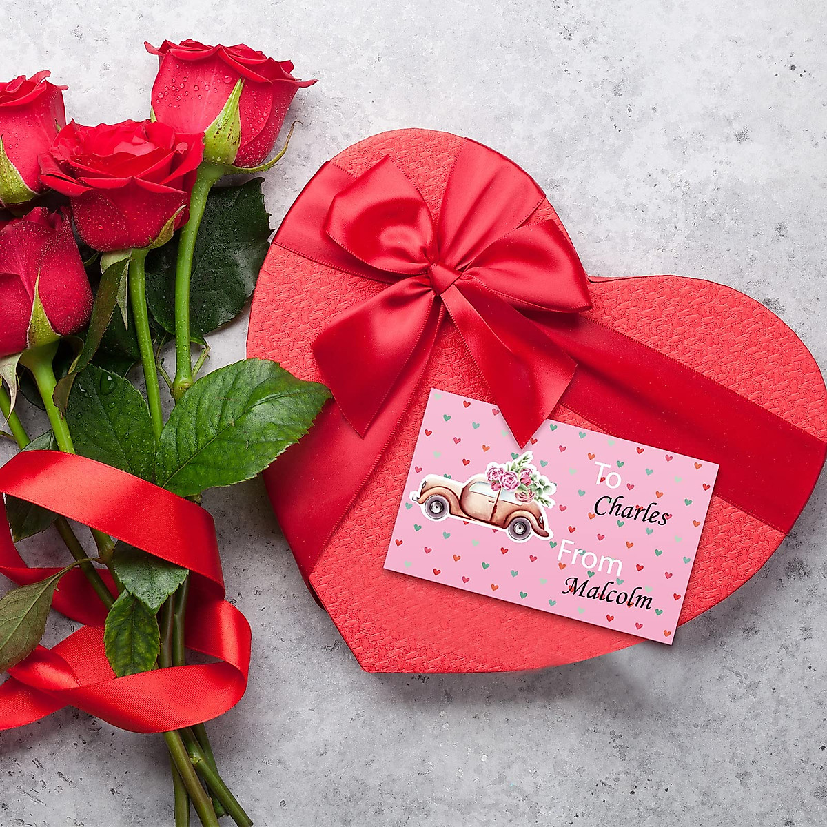 1008 Pieces Happy Valentine's Day Stickers Labels to and from Envelope Seal Stickers 12 Designs Personalized for Valentine Decorations Party Weddings Engagements