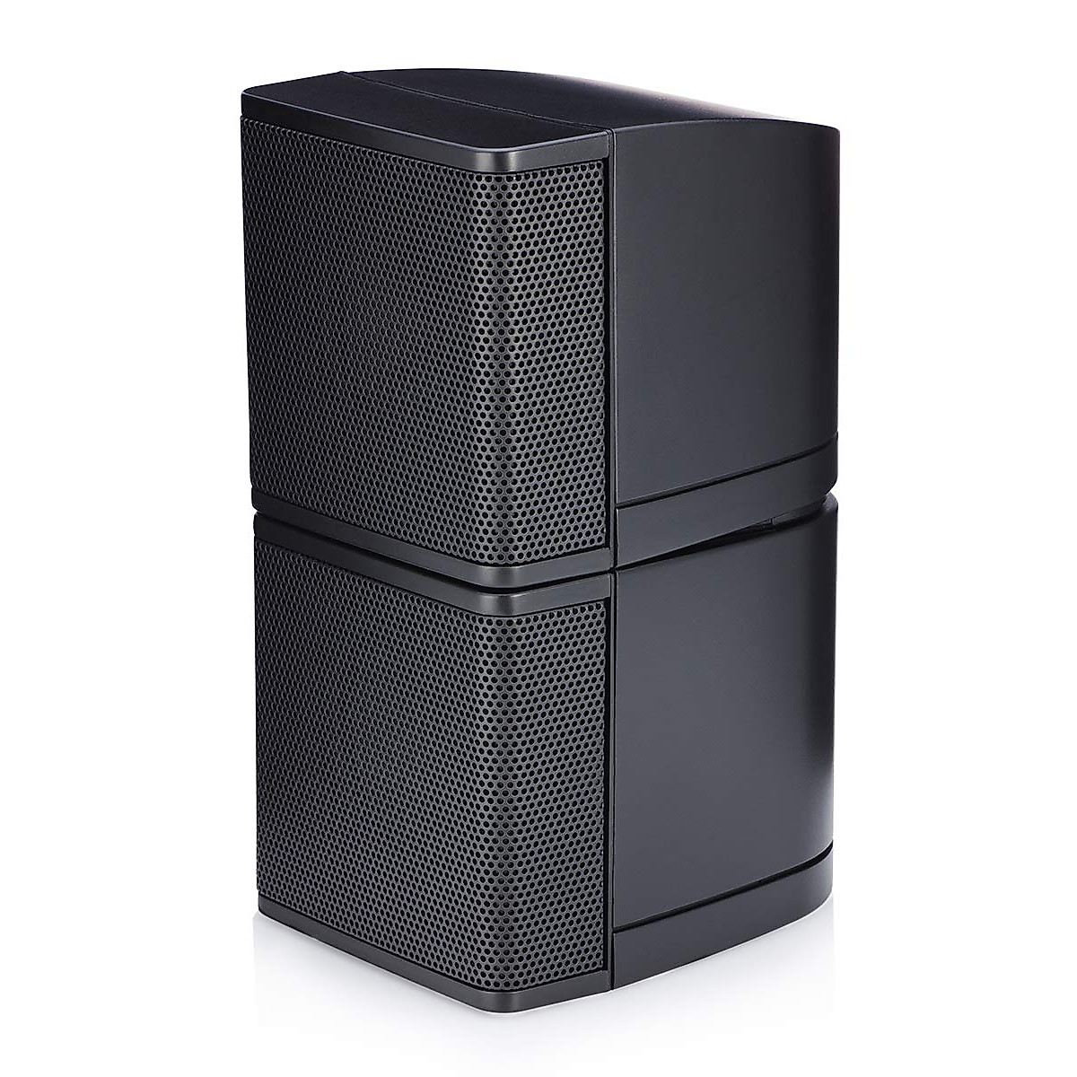 Pure Resonance Audio MC2.5B Dual 2.5” Swiveling Surround Sound Mini Cube Speaker (Pair, Black) (Without Brackets)