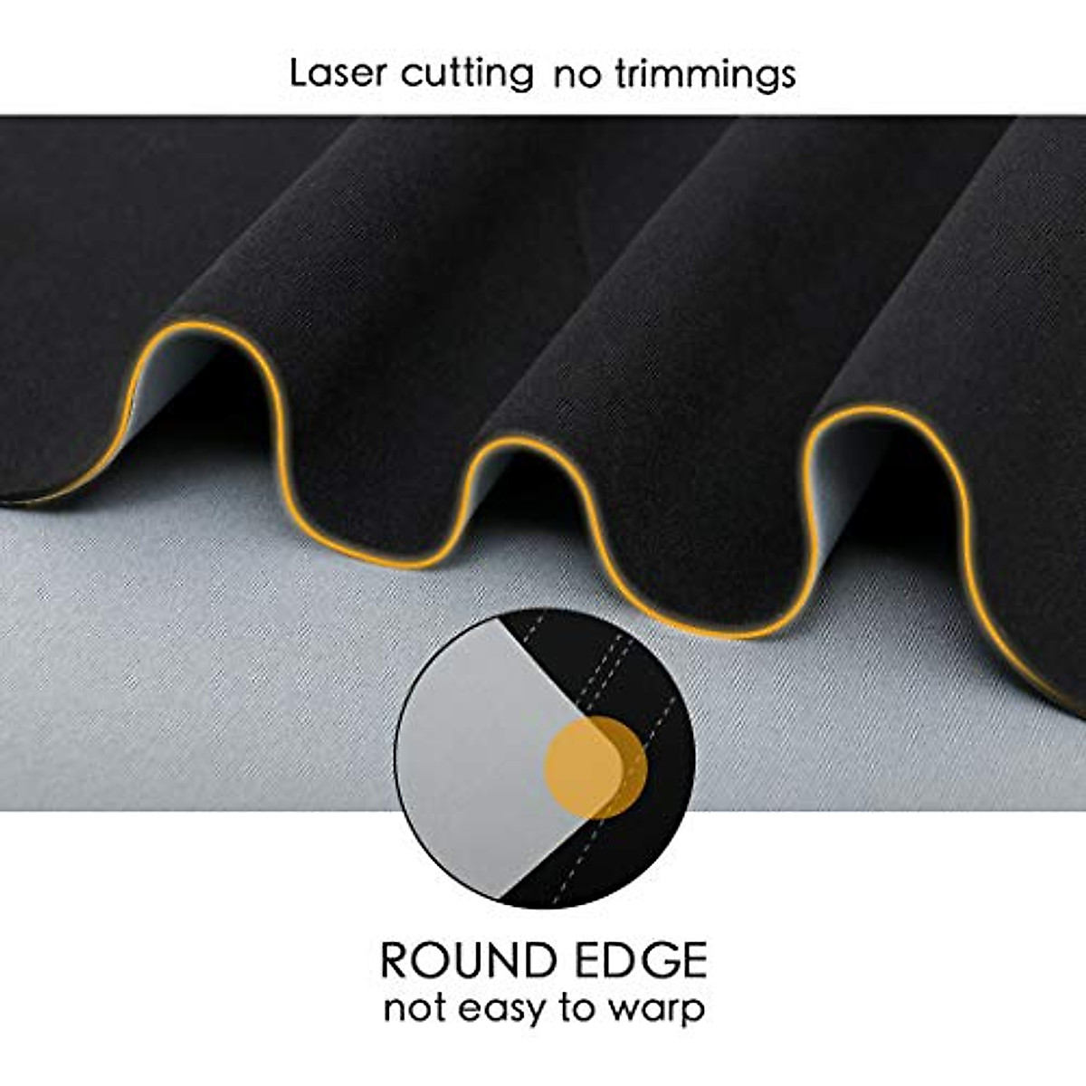 Becko Double Sided Puzzle Mat Puzzle Roll Up Storage Mat Resilient Neoprene Puzzle Saver with Auxiliary Lines, Drawstring Bag & Pump, for up to 1500 Pcs(Black/Gray)