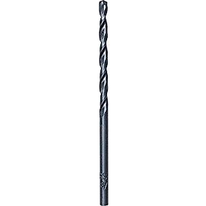 Drill Bit, 1/8 in, Black Oxide, PK2