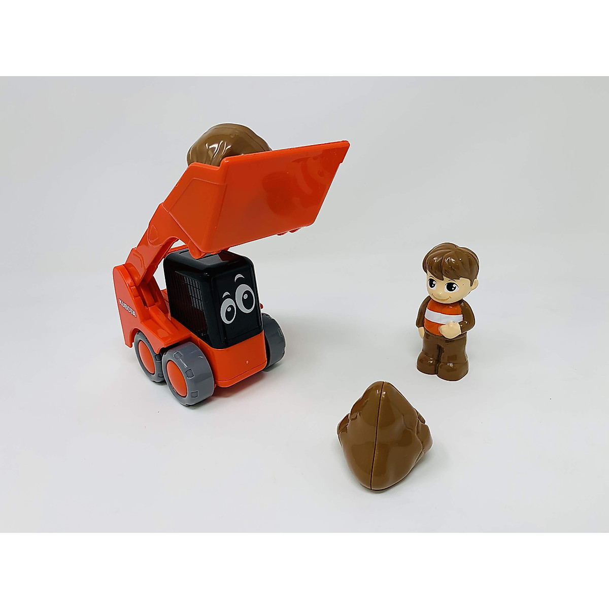 NewRay Kubota Pre-School Lil' Orange Skid Steer Play Set