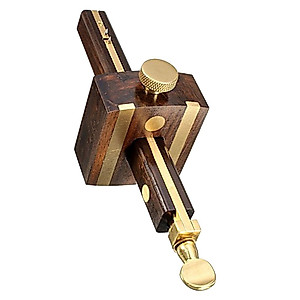 Yundxi Wood Marking Gauge Wood Scraper Scribe Mortice Gauge Marking Mortise Gauge Woodworking Measuring Tool (1#)