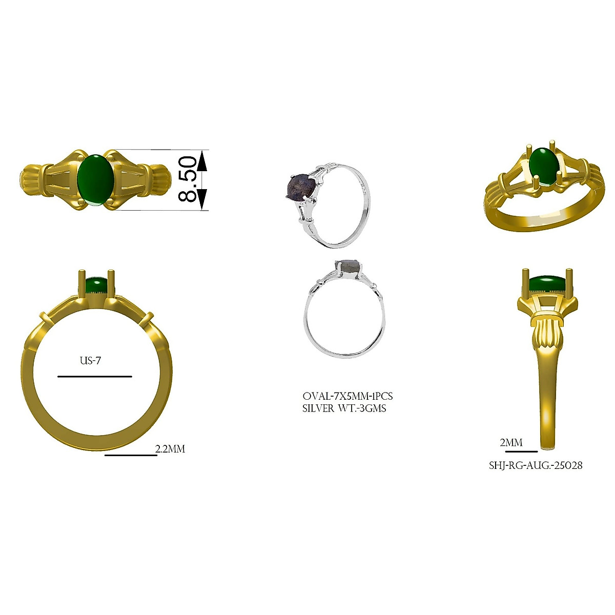 MOONEYE Solid 925 Sterling Silver 7x5mm Oval Shape Ruby July Gemstone Birthstone Engagement Women Ring (Sterling Silver, 6)