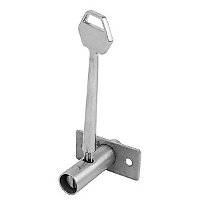 uxcell Fire Door Stainless Steel Hidden Manager Tubewell Key Mortise Lock 44x48x22mm