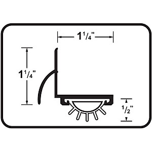 M-D Building Products 25706 36-Inch L-Shaped Door Bottom with Drip Cap