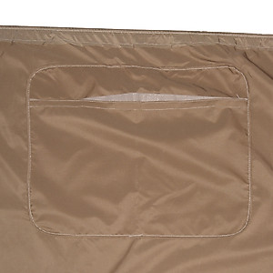 Island Umbrella NU5642 Chaise Lounge-Champagne All-Weather Protective Outdoor Furniture Cover