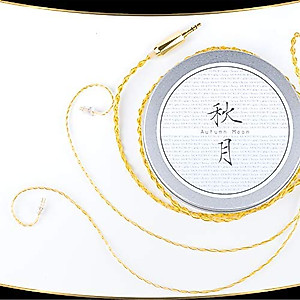 Moondrop Autumn Moon 24AWG 22Core 6N Gold-Plated OCC Copper 2pin 0.78mm Earphone Upgrade Cable (4.4mm)
