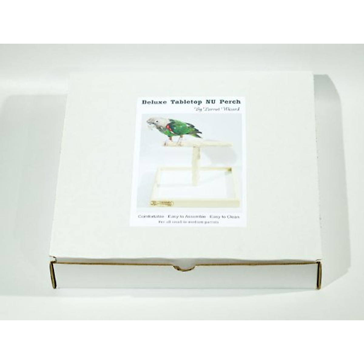Deluxe Tabletop NU Perch - Parrot T Perch Stand