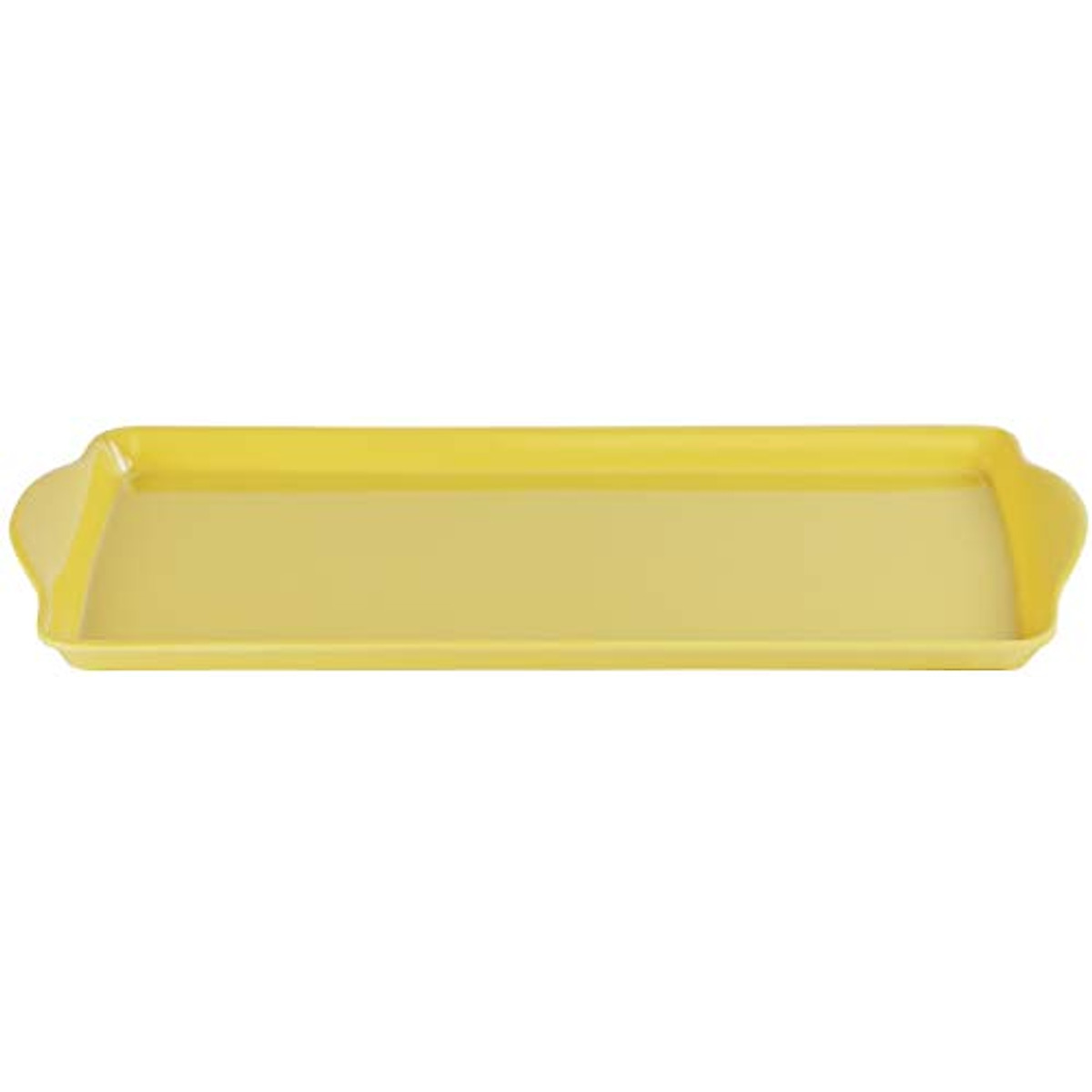 Calypso Basics, Sandwich Melamine Tidbit Tray, Lemon