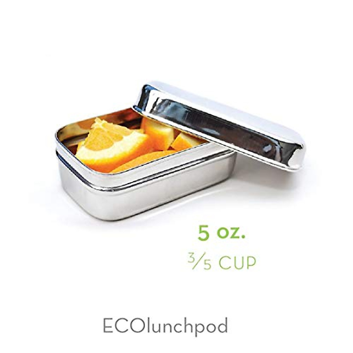 Ecolunchbox Stainless Steel Food Storage Container Snack Pod (1)