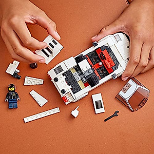 LEGO Speed Champions Lamborghini Countach 76908, Race Car Toy Model Replica, Collectible Building Set with Racing Driver Minifigure