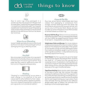 Unique Loom Austin Collection Vibrant Colors, Abstract, Traditional Area Rug, Rectangular 6' 0" x 9' 0", Light Green/Beige