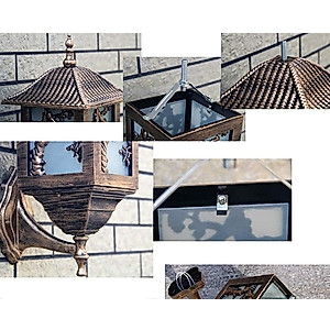 XYJHQEYJ Wall Lamp, Outdoor Wall Lamp Retro Wall Spotlights, Villa Garden Gate Wall Lamp Courtyard Exterior Wall Home Ceiling Wall Lamp