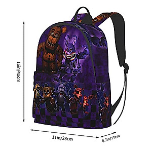 Bear Horro Game Backpack Rucksack For Student School Bags Lightweight,Large Capacity Bookbag