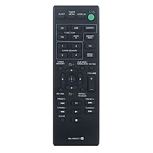 RM-AMU212 Replacement Remote AIDITIYMI Remote Control fit for Sony Hi-Fi System CMT-X3CD CMT-SBT20 HCD-SBT20 HCDSBT20 Home Audio Systems.