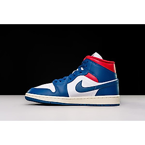 Air Jordan 1 Mid French Blue (Women's) Style Code: BQ6472-146, Blauw, 8.5 AU