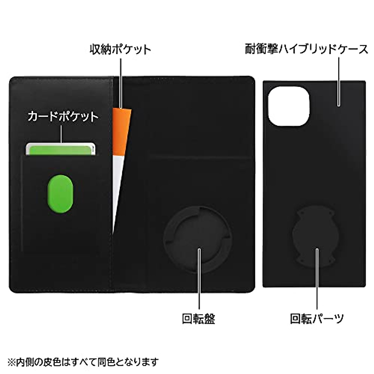 Digital Alchemist [Thorough Protection Squl Skul] iPhone 14 Plus Case Disney Character Notebook Type Leather Case Notebook Cover Mickey Mouse Motif Pattern