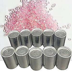 zorvo 10 Cans Denture Materials Flexible Acrylic High Translucent Small Size Without Bloodstreak【US Stock】