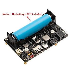 xicoolee Solar Energy/Power Manager Module, Solar Power for 5V-24V Solar Panel, Supports Solar Panel or USB Port Battery Charging