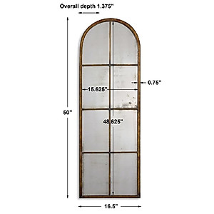 Amiel - Arch Mirror Frame - 16.5 inches wide by 1.38 inches deep
