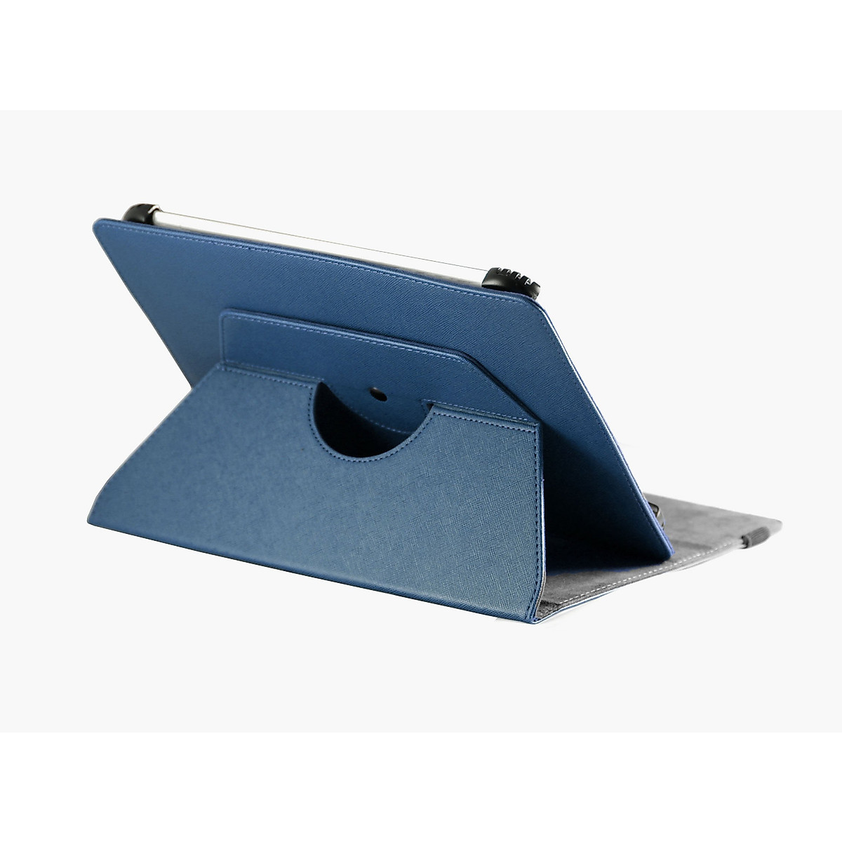 Navitech 7" Blue Leather Book Style Folio Case/Cover & Stylus Pen Compatible with The HP 7 Plus 1301 / HP Slate 7 HD/HP Slate 7 / HP Slate 7 Plus HD/HP Slate 7 VoiceTab