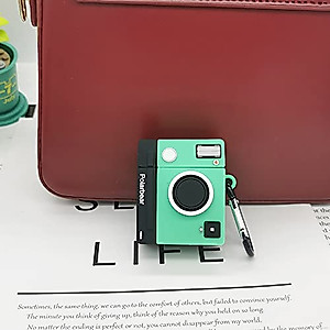 Dehoko Compatible with AirPods 1st 2nd Generation Case Cover Camera, Kids Girls Boys Women Kawaii Funny Protective Silicone Cartoon 3D Cute Camera Design Cover for AirPods Case 1/2 Gen (Camera)