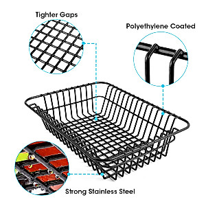 Aieve Cooler Basket for YETI Cooler Accessories, Wire Cooler Rack Storage for YETI Tundra Haul YETI Cooler with Wheels
