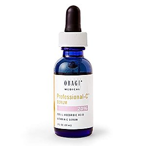 Obagi Professional C Serum 20%, Vitamin C Facial Serum with Concentrated 20% L Ascorbic Acid for Normal to Oily Skin, 1.0 Fl Oz Pack of 1 Product Name