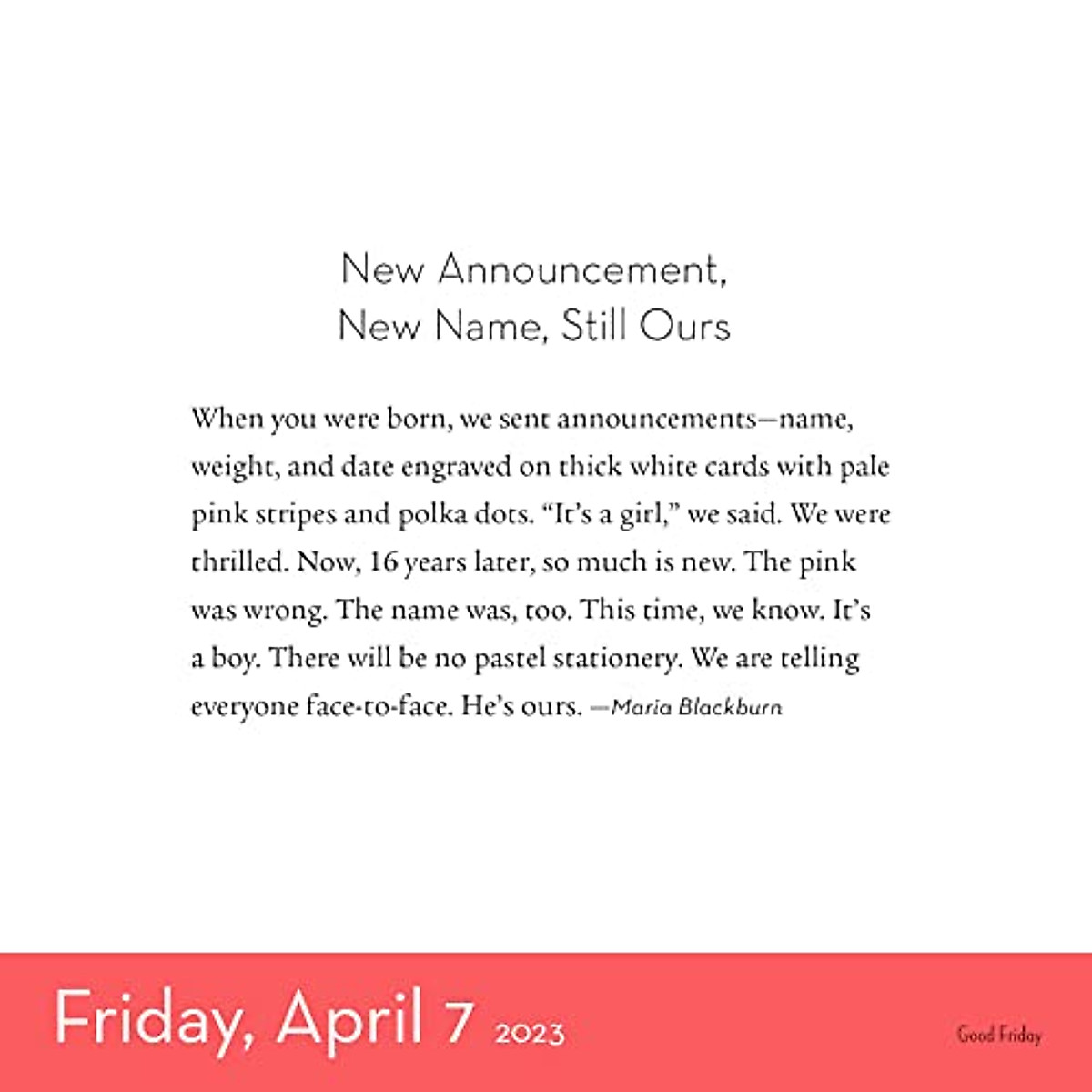 Tiny Love Stories Page-A-Day Calendar 2023: A Year of Big Love in Small Bites