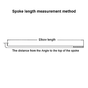 18Pcs 14G 251mm-269mm Mountain Bicycle Steel Spokes Bike Wheel Radius Knitting Needle Accessories with Caps Suitable 36-Hole Hub (Color : 263mm)