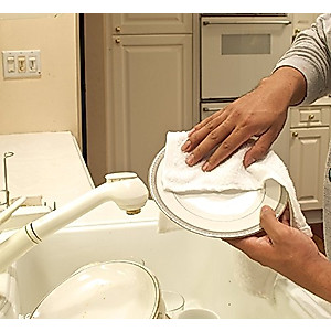 BC BARE COTTON 892-101-01 Washcloth, Set of 24, White