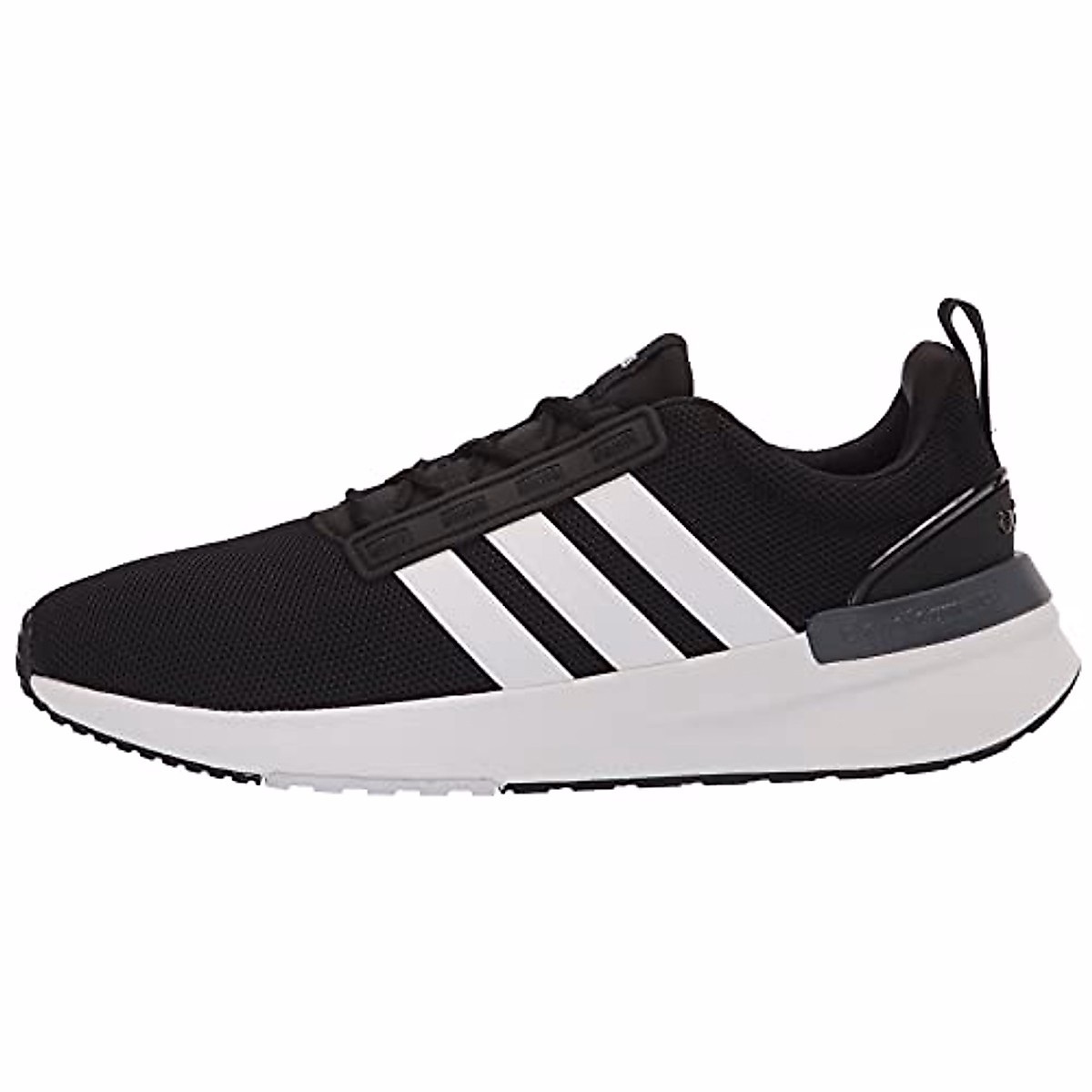 adidas Men's Racer TR21 Trail Running Shoe, Black/White/Core Black, 10.5