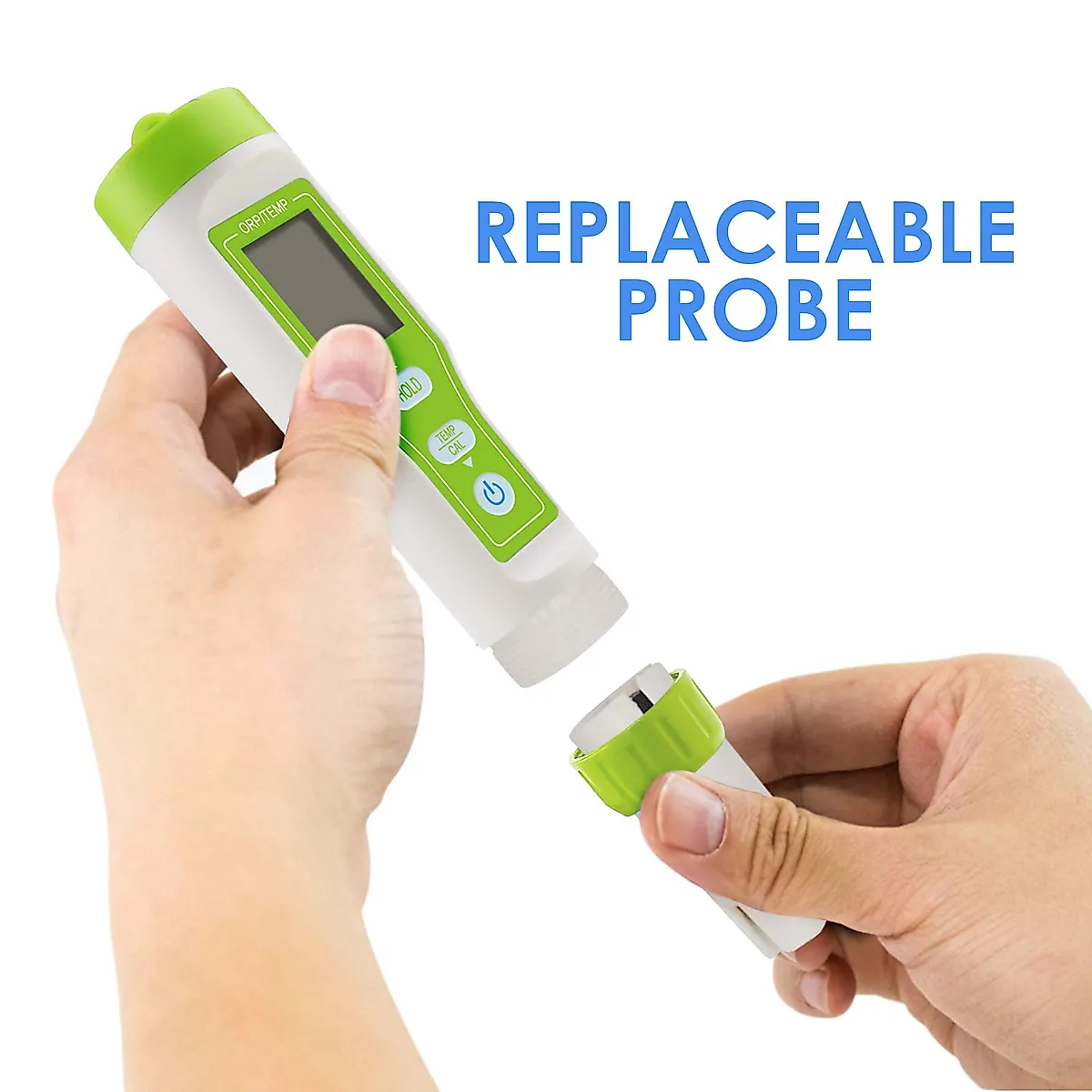 Pensize ORP Tester -1200~1200mV with ORP Calibration Buffer Powder for Water Quality Measurement ±2mV High Accuracy Oxidation Reduction Potential Meter