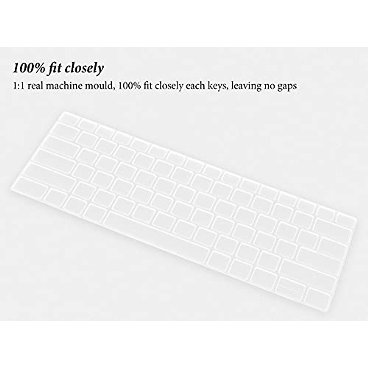 Keyboard Cover for 14" Dell Inspiron 14 5410 5415 5418 5420 5425 5430 7415 7420 7425 7430 /Dell Latitude 14 3320 3420, 13.3" Dell Inspiron 13 5310 5320/16" Inspiron 16 5630 5620 5625 7620 Skin-Clear