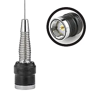Rugged Radios UHF & VHF Wide Band 1/4 Wave Antenna with Spring - 132-525 MHz - #WB-1/4W-HD