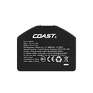 Coast ZX1010 Zithion-X USB Rechargeable Battery