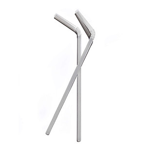 BIOPLANT 100 Pack Plant-based Corn Biodegradable Straws. Flexible Bendable Bendy Straws, Plastic-Free disposable straws. Eco Friendly alternative to Plastic Straws & Not Soggy like Paper Straws