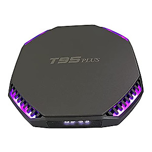 8GB 64GB T95 Plus Smart TV Box Android 11.0 Set top TV Box Rockchip RK3566 2.4 G&5 G Dual WiFi Support 1000M 4K H.265 Media Player with i8 Keyboard Black