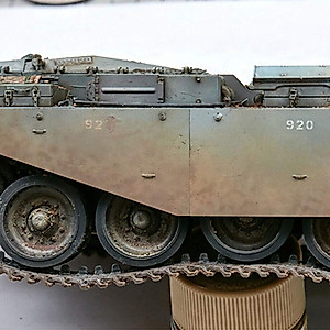 Acxico 1Set DIY Decoration Weathering Airbrush Stencils Tools for 1/35 1/48 1/72 Scale Model