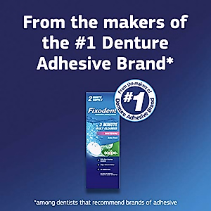 Fixodent 3 Minute Daily Cleanser Tablets Plus Scope - 90 ct