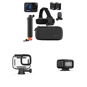 GoPro HERO11 Black Accessory Bundle & Protective Housing (HERO11 Black/HERO10 Black/HERO9 Black) - Official Accessory & Light Mod - Official Accessory