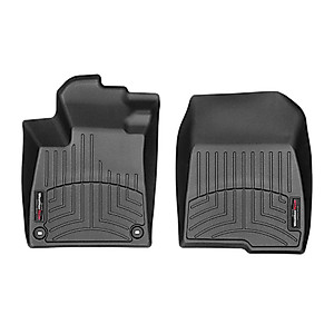 WeatherTech Custom Fit FloorLiners for Honda Accord, Accord Hybrid - 1st Row (4412641), Black