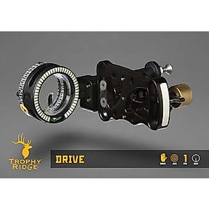 Trophy Ridge Drive Slider Bow Sight , Black