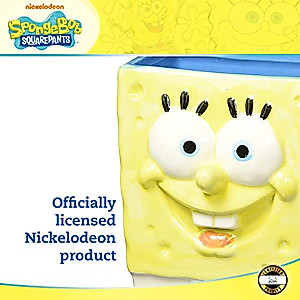 Silver Buffalo SpongeBob SquarePants 3D Sculpted Ceramic Mug, 20 Ounces