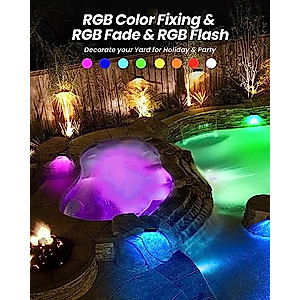 FabStyl 12 Pack Solar Fence Lights, Solar Deck Lights Outdoor Step Lights Waterproof LED Solar Wall Lights for Stair, Deck, Patio, Garden, Wall, Swimming Pool, Yard, Post, Halloween, Christmas