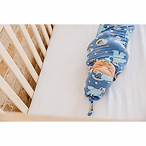 Copper Pearl Large Premium Knit Baby Swaddle Receiving Blanket Cookie Monster