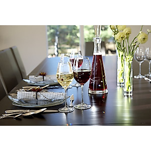 Barski - Handmade Glass - Sparkle - Martini Glass - Decorated with Real Swarovski Diamonds - Gift Boxed - 8.25 oz. - Made in Europe - Set of 2